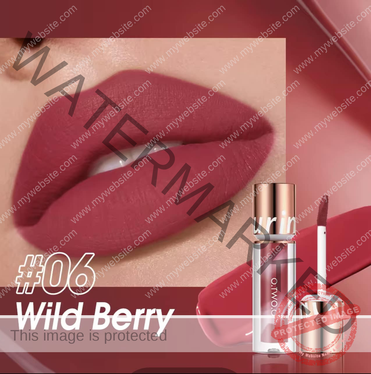 OTWOO Lipsticks Velvet Matte Lip tint Lip Highly Pigmented Waterproof 8 ...