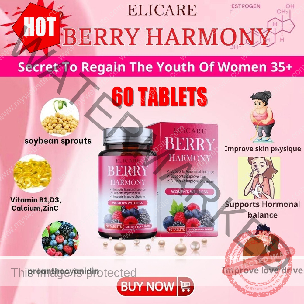 Elicare Berry Harmony ( 1 box = 60 tablets ) | Eve's Shoppe