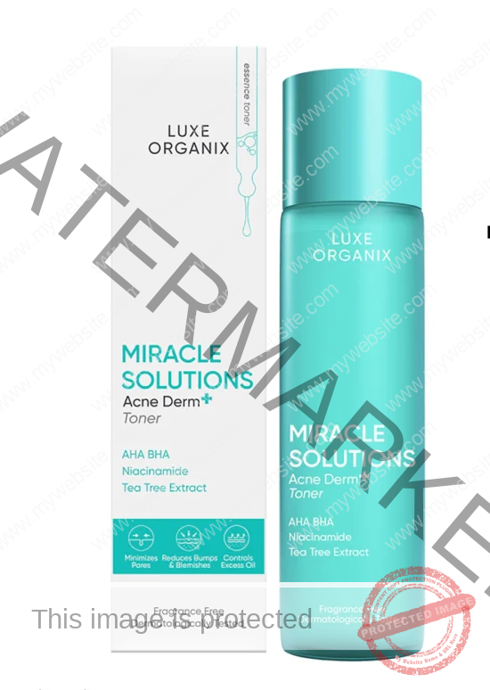 LUXE ORGANIX Miracle Solutions Acne Derm + Toner 150ml | Eve's Shoppe