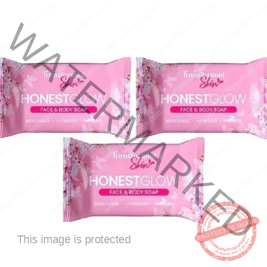 Honest Glow PINK Glass Skin Soap 125 grams | Eve's Shoppe
