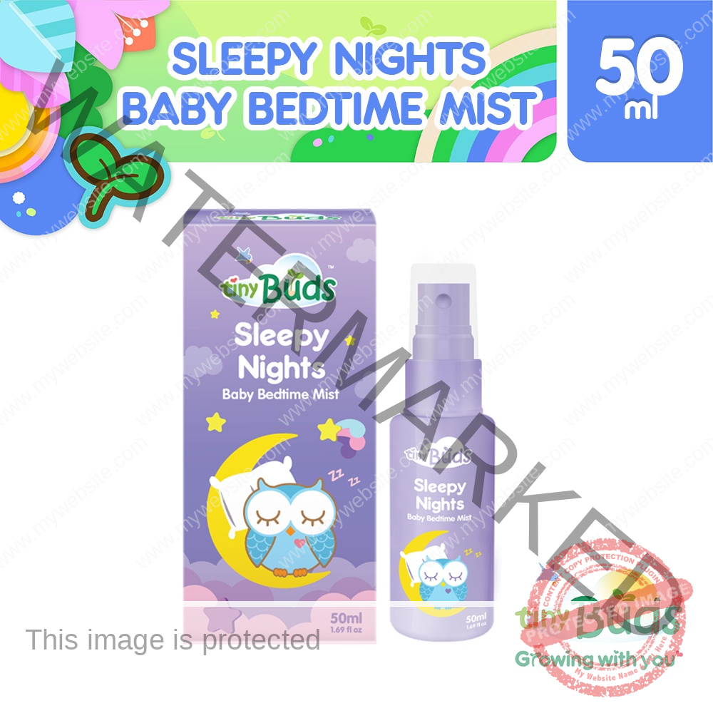 TinyBuds Sleepy Nights Baby Bedtime Mist Fabric Spray | Eve's Shoppe