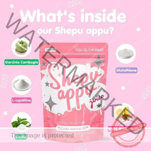 YOU GLOW BABE Shepu Appu juice 10x Sachets (OLD PACKAGING) | Eve's Shoppe