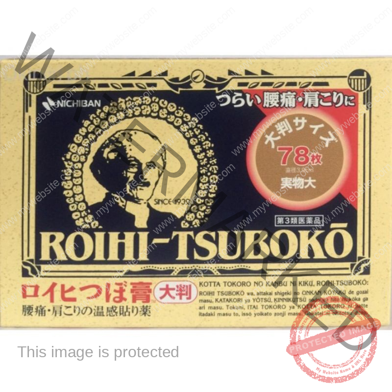 ROIHI TSUBOKO Pain Relief Coin Patches sheet Big size 78 sheets | Eve's ...