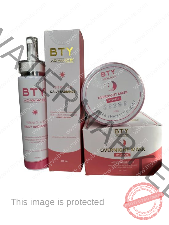 BTY ADVANCE Overnight Mask + Daily Radiance (FOR VARICOSE, PEKLAT ...
