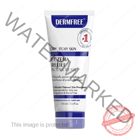 DERMFREE Eczema cream for Sensitive/Dry/Itchy Skin treatment Dermatitis ...