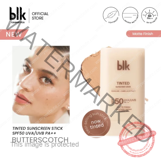 BLK Cosmetics universal tinted sunscreen stick-(BUTTERSCOTCH) | Eve's ...