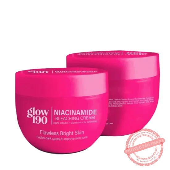 HONEST GLOW Glow 190 Niacinamide Bleaching Cream 250g | Eve's Shoppe