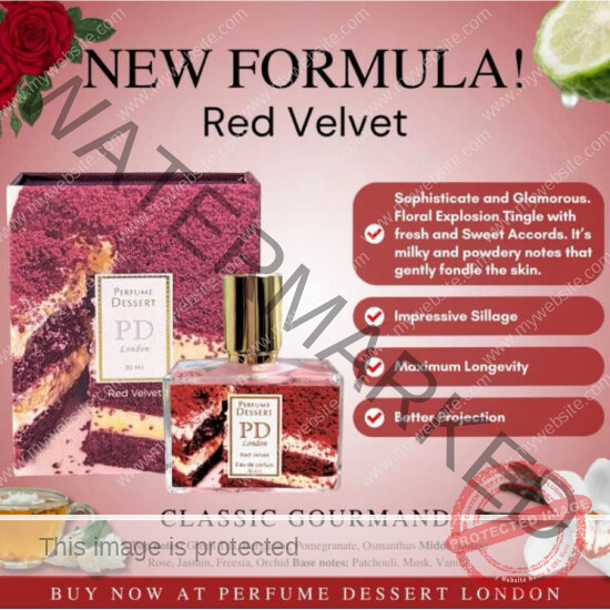 PERFUME DESSERT LONDON-Red Velvet 30ml | Eve's Shoppe