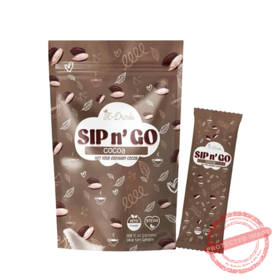 K Beauty Sip n’ Go Cocoa 18g x 10 Sachets | Eve's Shoppe